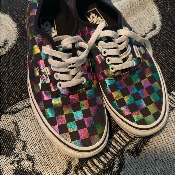 Vans | Shoes | Vans Multicolor Checkered Sneakers | Poshmark